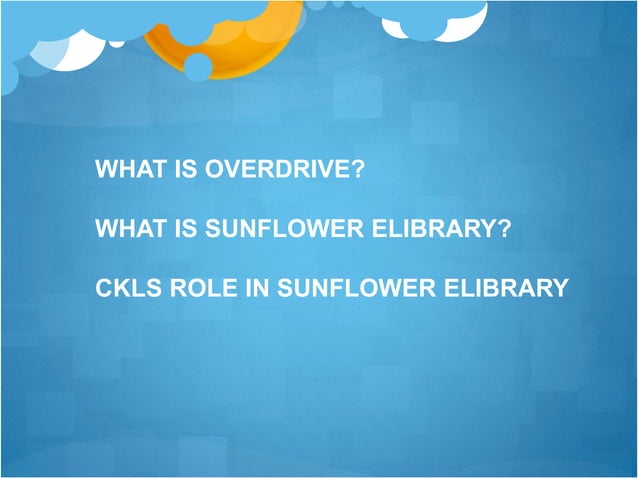 KLA Sunflower eLibrary 2017 | PPT