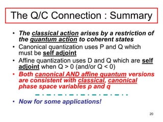 Klauder completing canonical quantization | PPT