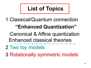 Klauder completing canonical quantization | PPT