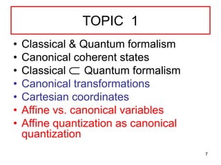 Klauder completing canonical quantization | PPT