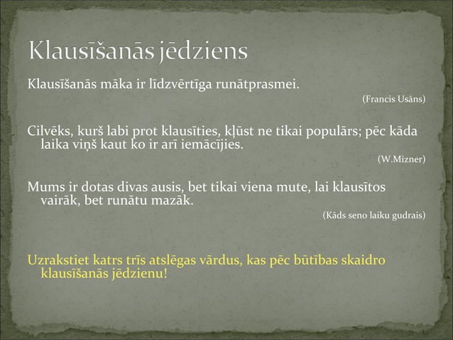 Klausities | PPT