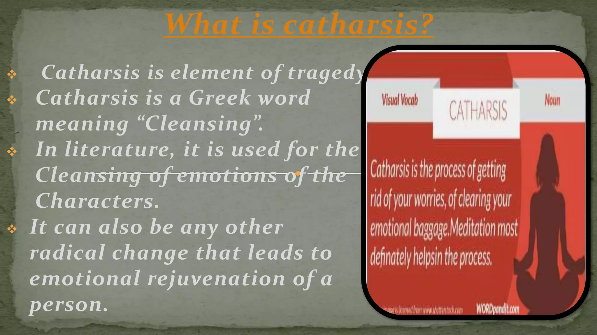 Theory of catharsis | PPT