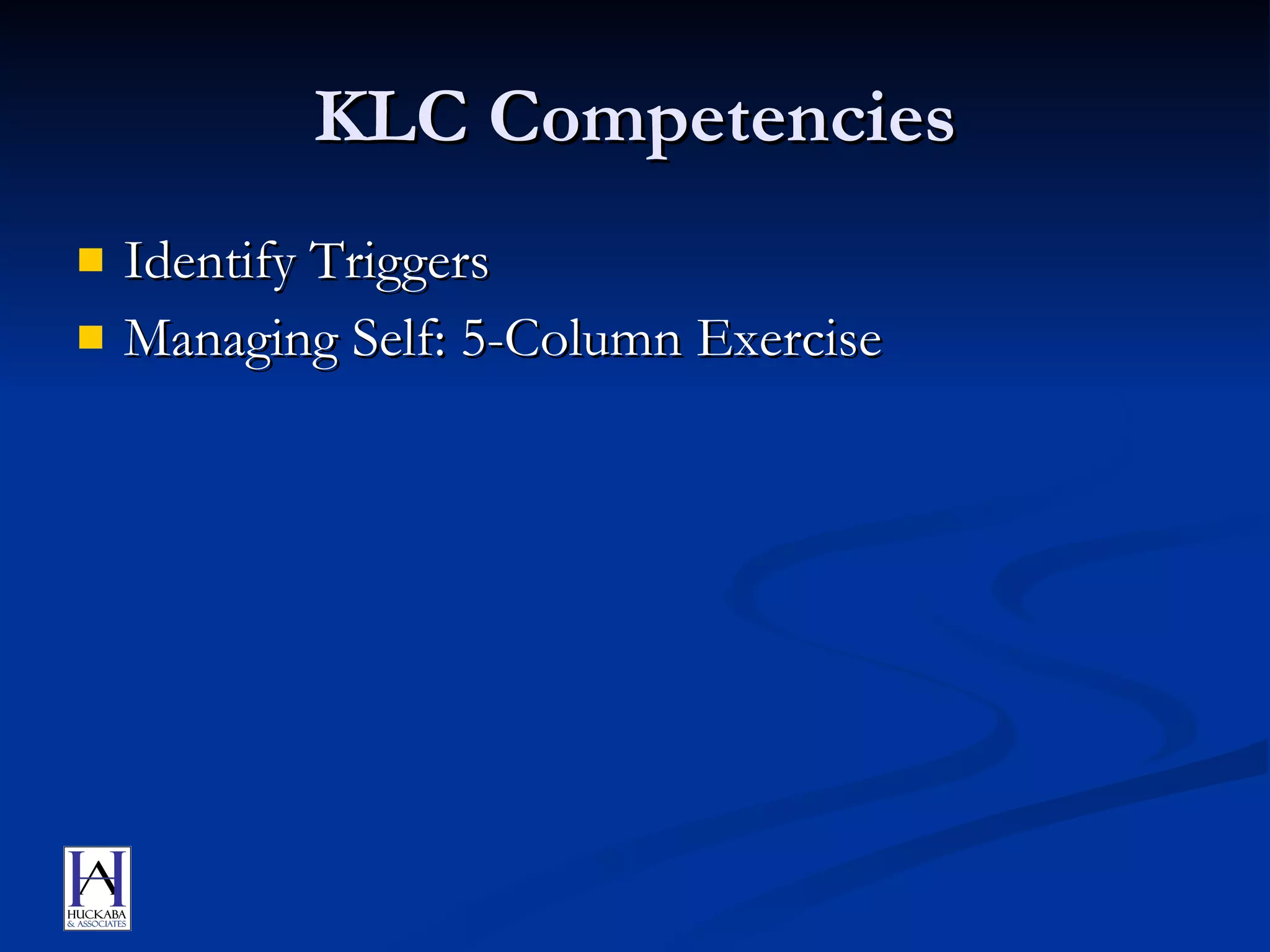 KLC Leadership Competencies | PPT