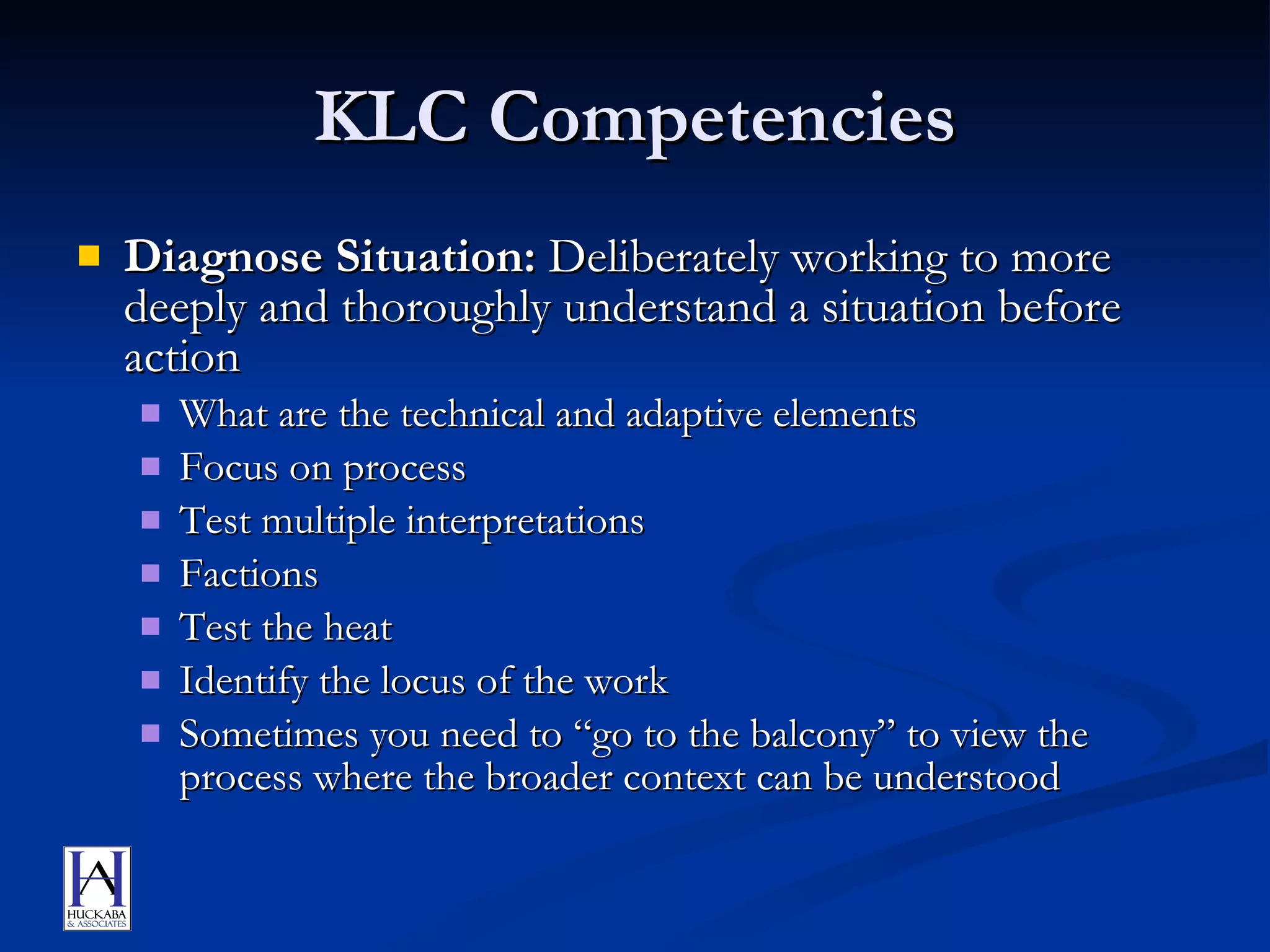 KLC Leadership Competencies | PPT