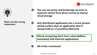 Cloud Security - Kloudlearn | PPT
