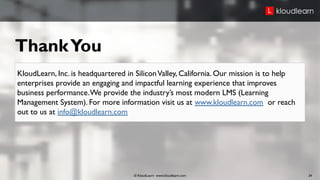 Cloud Security - Kloudlearn | PPT