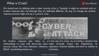 Cyber Crisis Management - Kloudlearn | PPTX