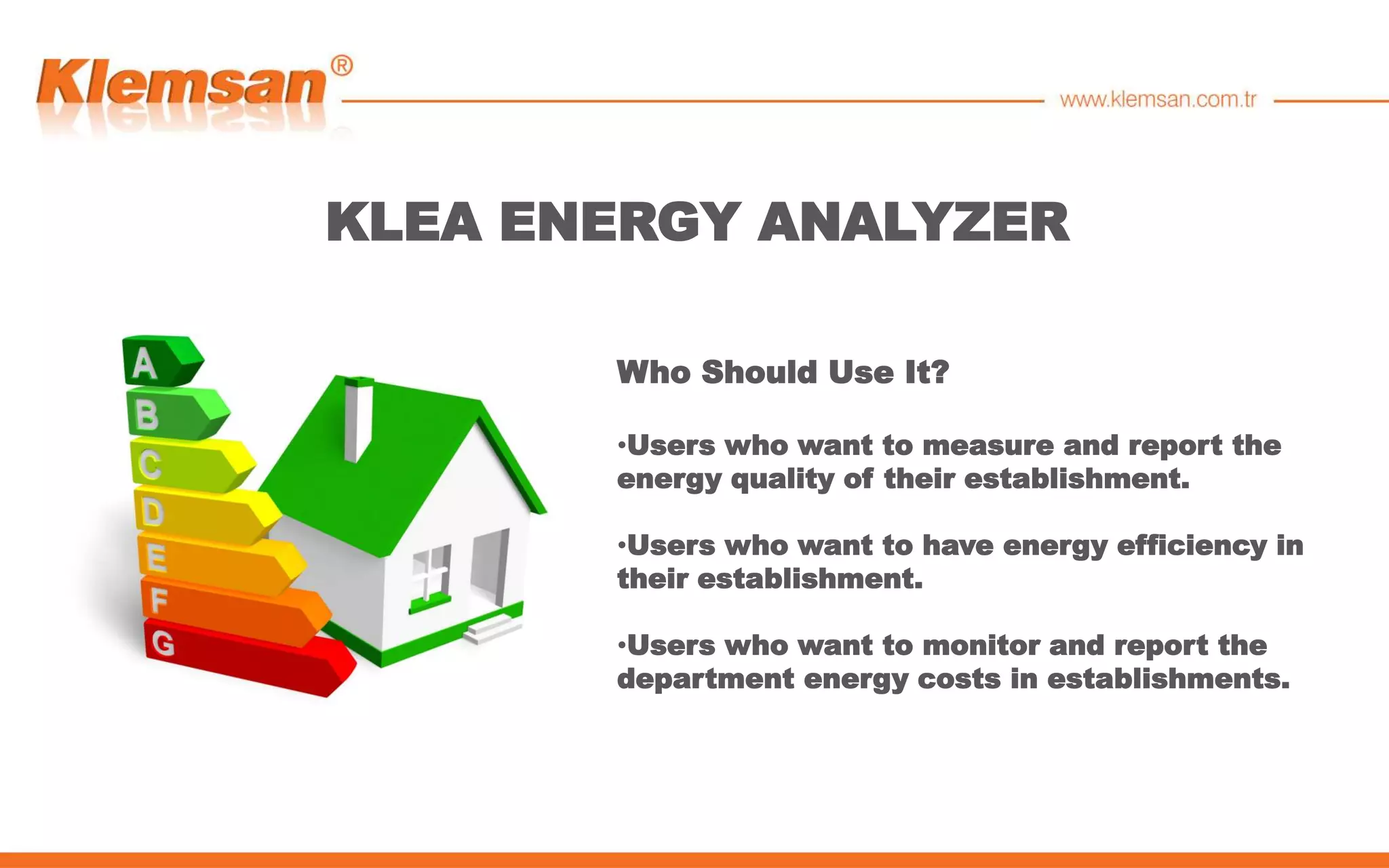 KLEA( ENERGY ANALYZER ) & ECRAS ( MULTIMETER ) -KLEMSAN ELECTRIC ...