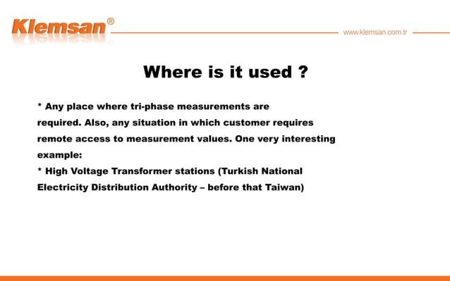 KLEA( ENERGY ANALYZER ) & ECRAS ( MULTIMETER ) -KLEMSAN ELECTRIC ...