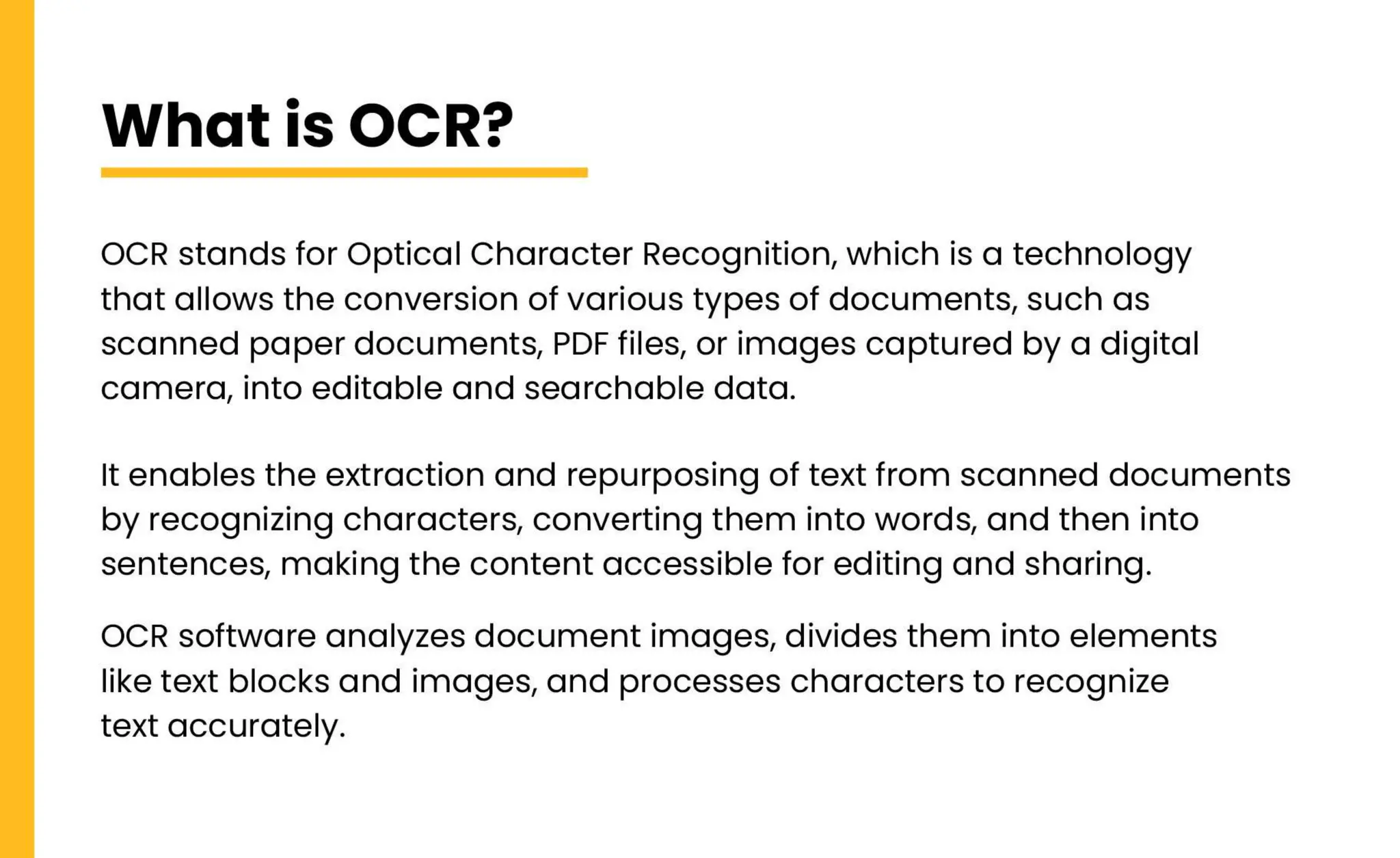 What is Optical Character Recongnition(OCR) | PDF | Technology & Computing