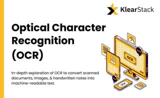 What is Optical Character Recongnition(OCR) | PDF | Technology & Computing