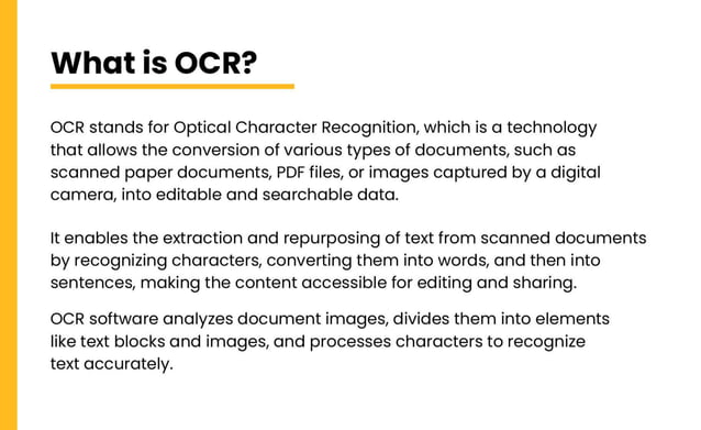 What is Optical Character Recongnition(OCR) | PDF | Technology & Computing