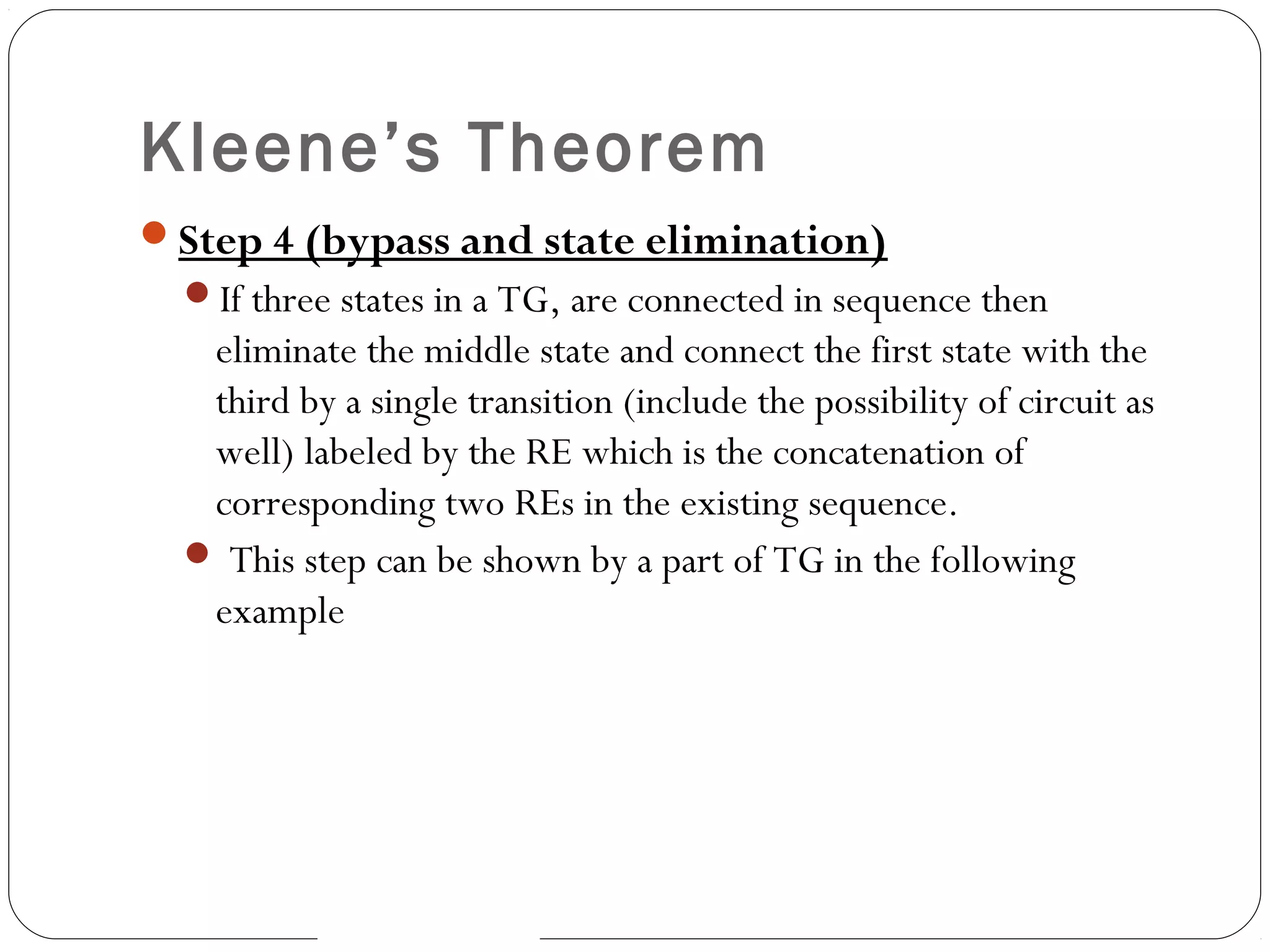 Kleene's theorem | PPT