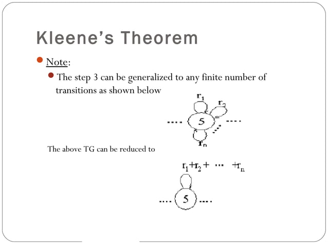 Kleene's theorem | PPT | Physics | Science