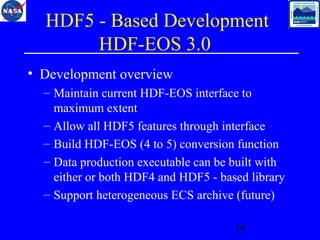 HDF-EOS Overview and Status | PPT