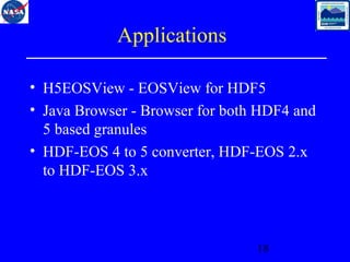HDF-EOS Overview and Status | PPT