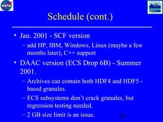 HDF-EOS Overview and Status | PPT