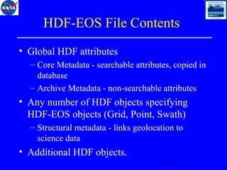 HDF-EOS Overview and Status | PPT