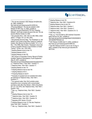 SEC Rule 10 b 5-1 Plans..Klein Primer | PDF