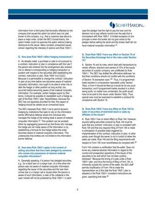 SEC Rule 10 b 5-1 Plans..Klein Primer | PDF