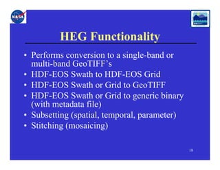 HDF-EOS Development: Current Status and Tools | PDF