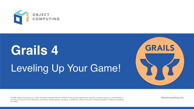 Grails 4: Upgrade your Game! | PPT