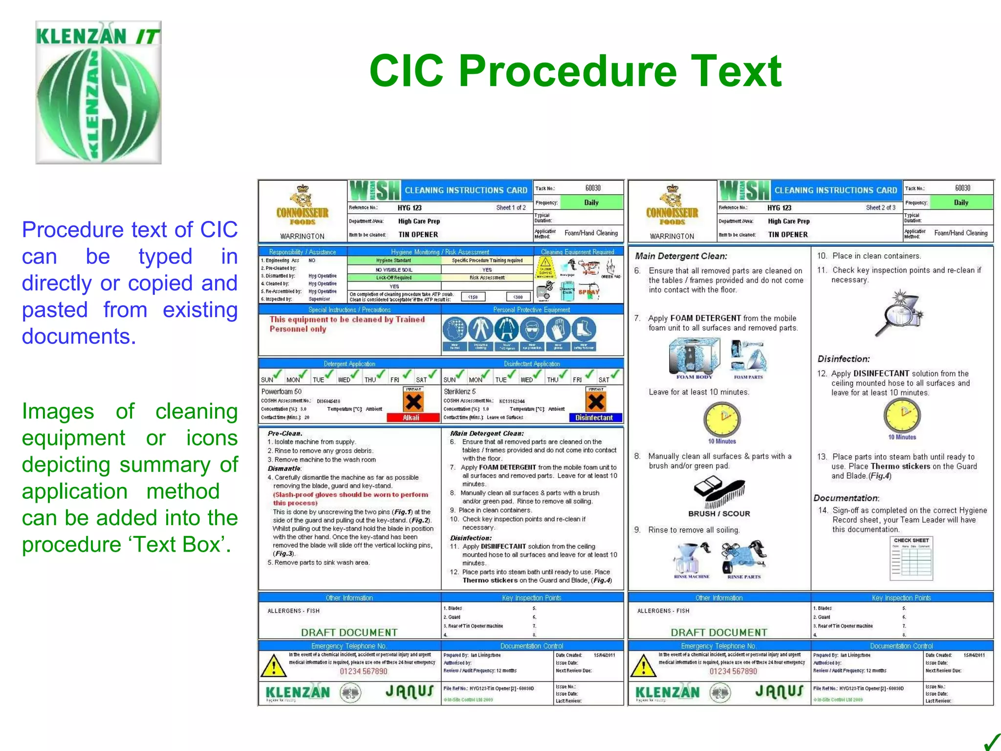 Klenzan IT [janus+wish+insite] | PPT