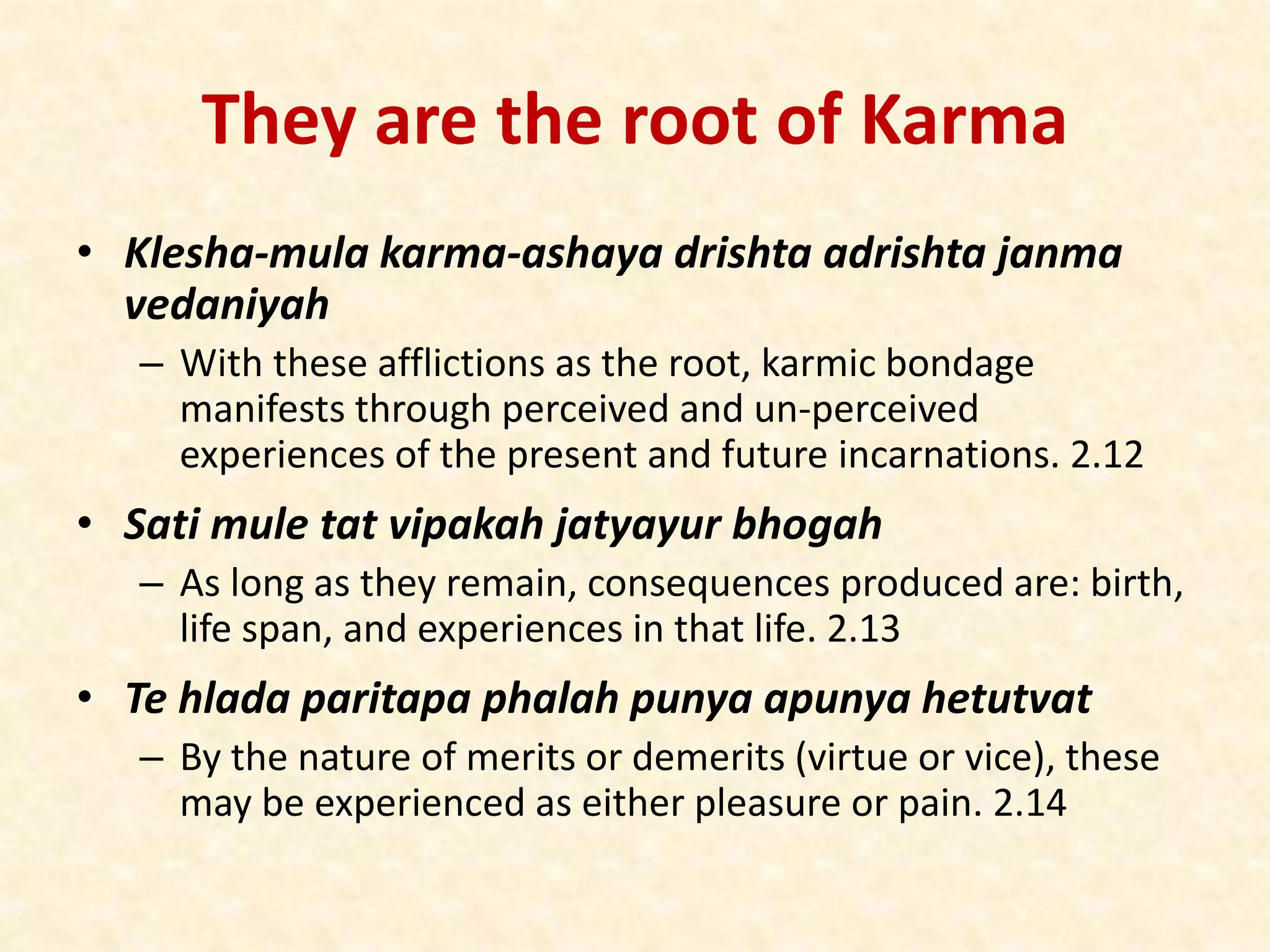 Kriya Yoga as therapeutic tool to manage Klesha induced stress | PPTX
