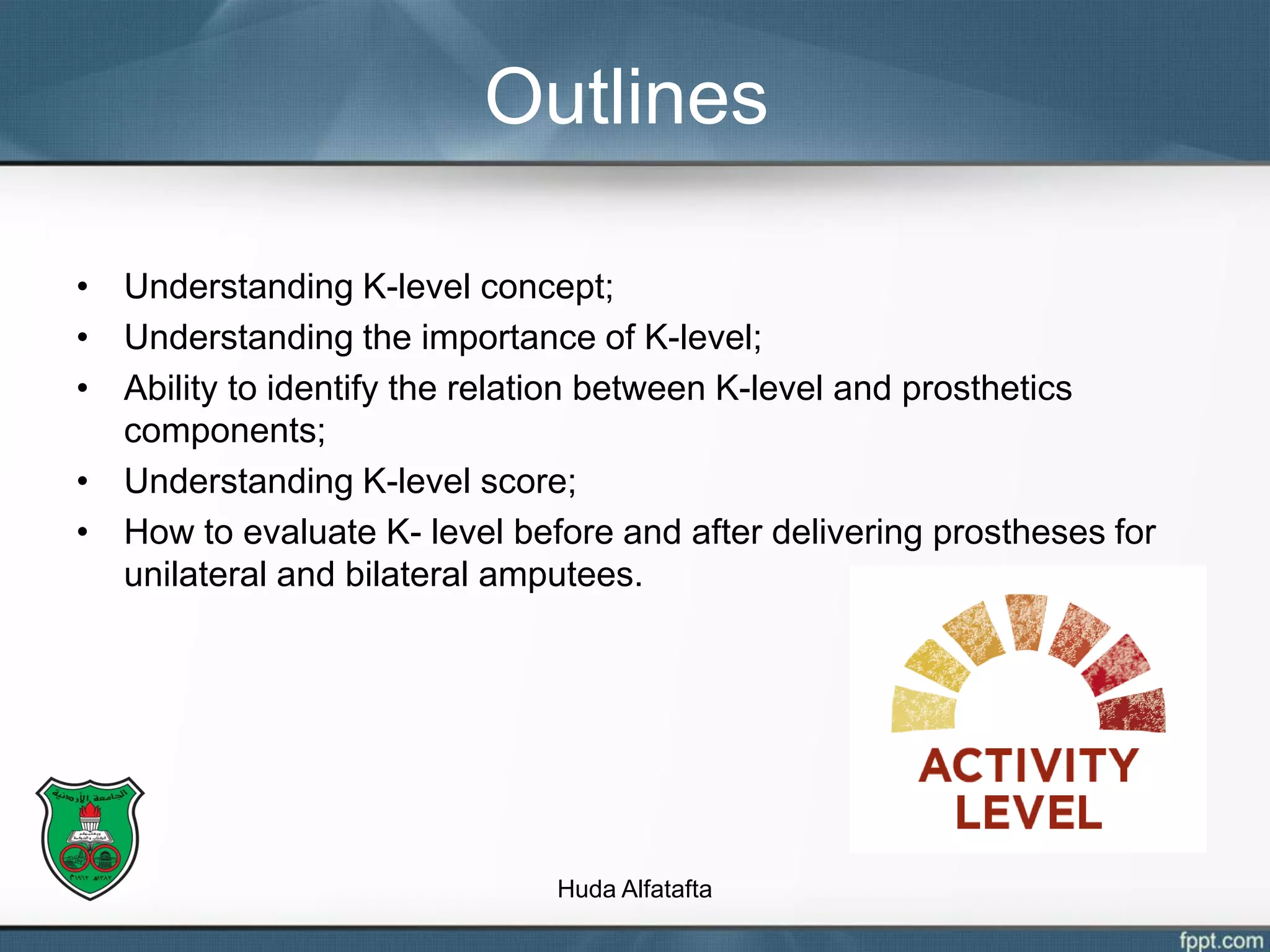 K level presenation | PDF