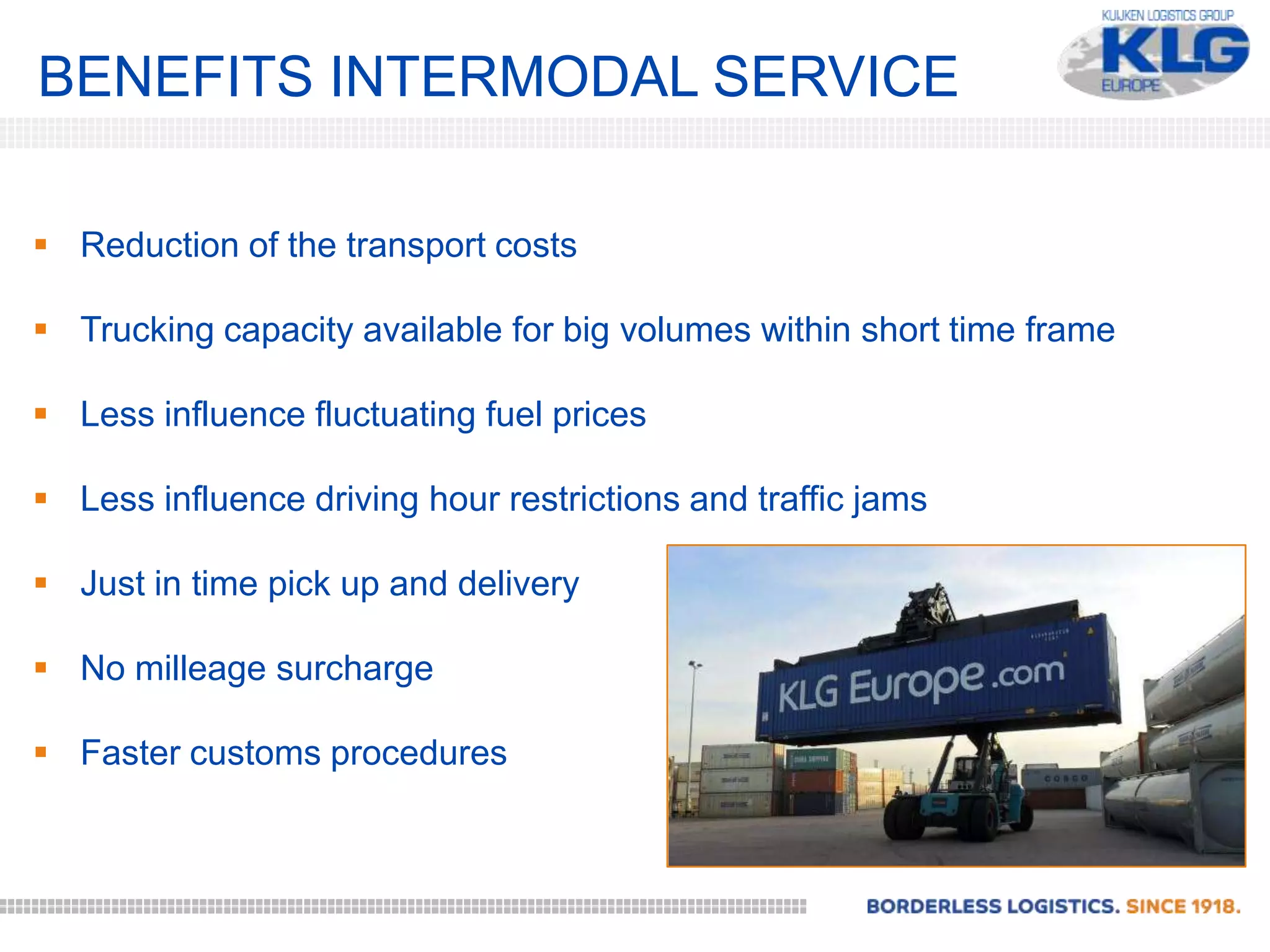Klg company presentation intermodal 2013 | PPTX