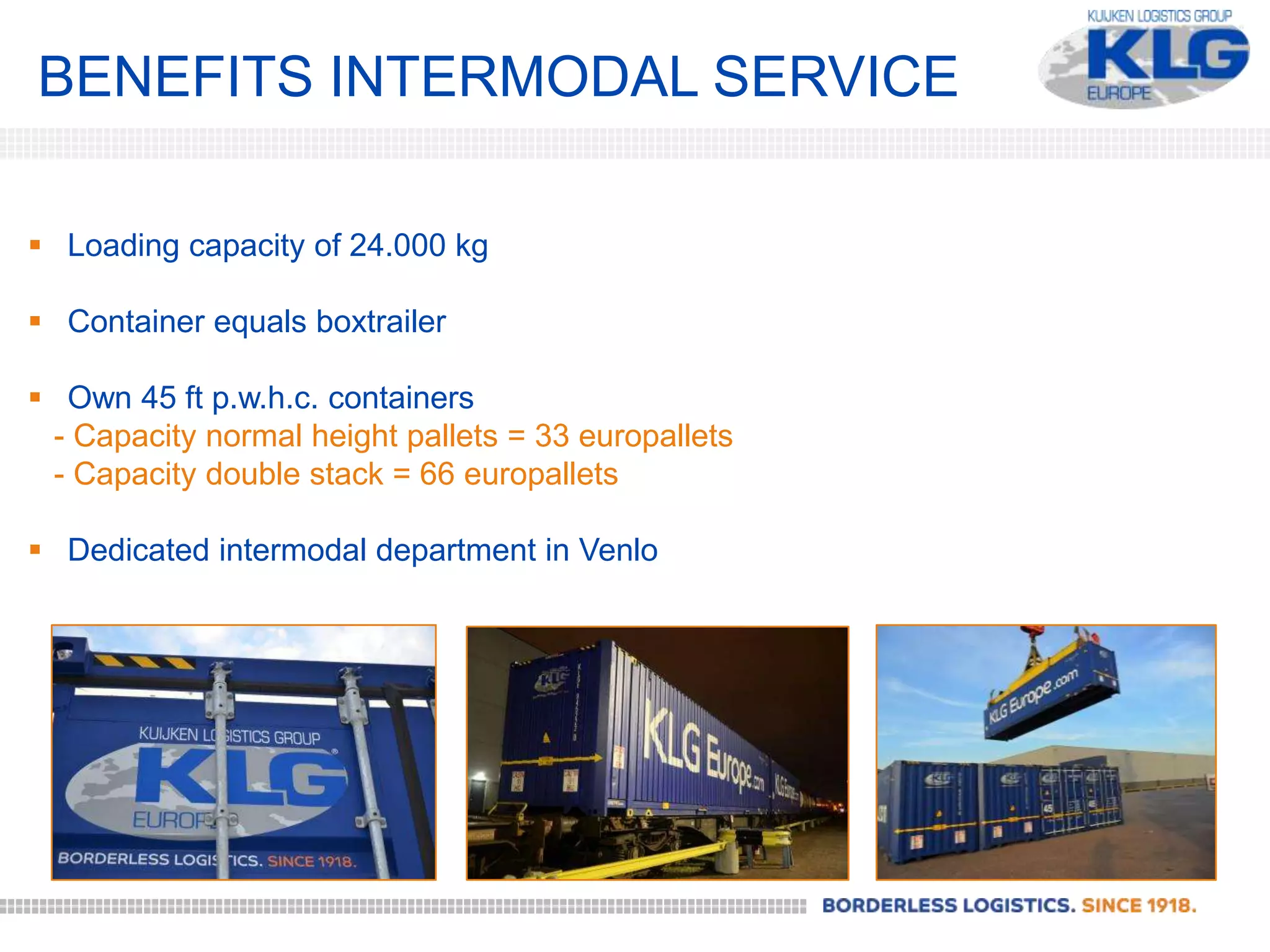 Klg company presentation intermodal 2013 | PPTX