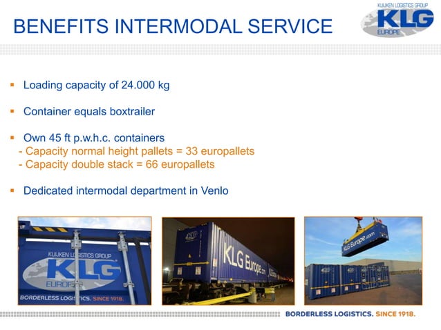 Klg company presentation intermodal 2013 | PPTX