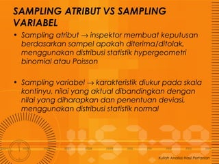 Sampling dan Preparasi Sampling | PPT