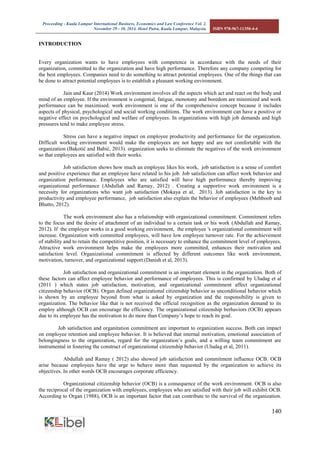 Antecedent And Consequence Of Internal Auditors Job Satisfaction And ...