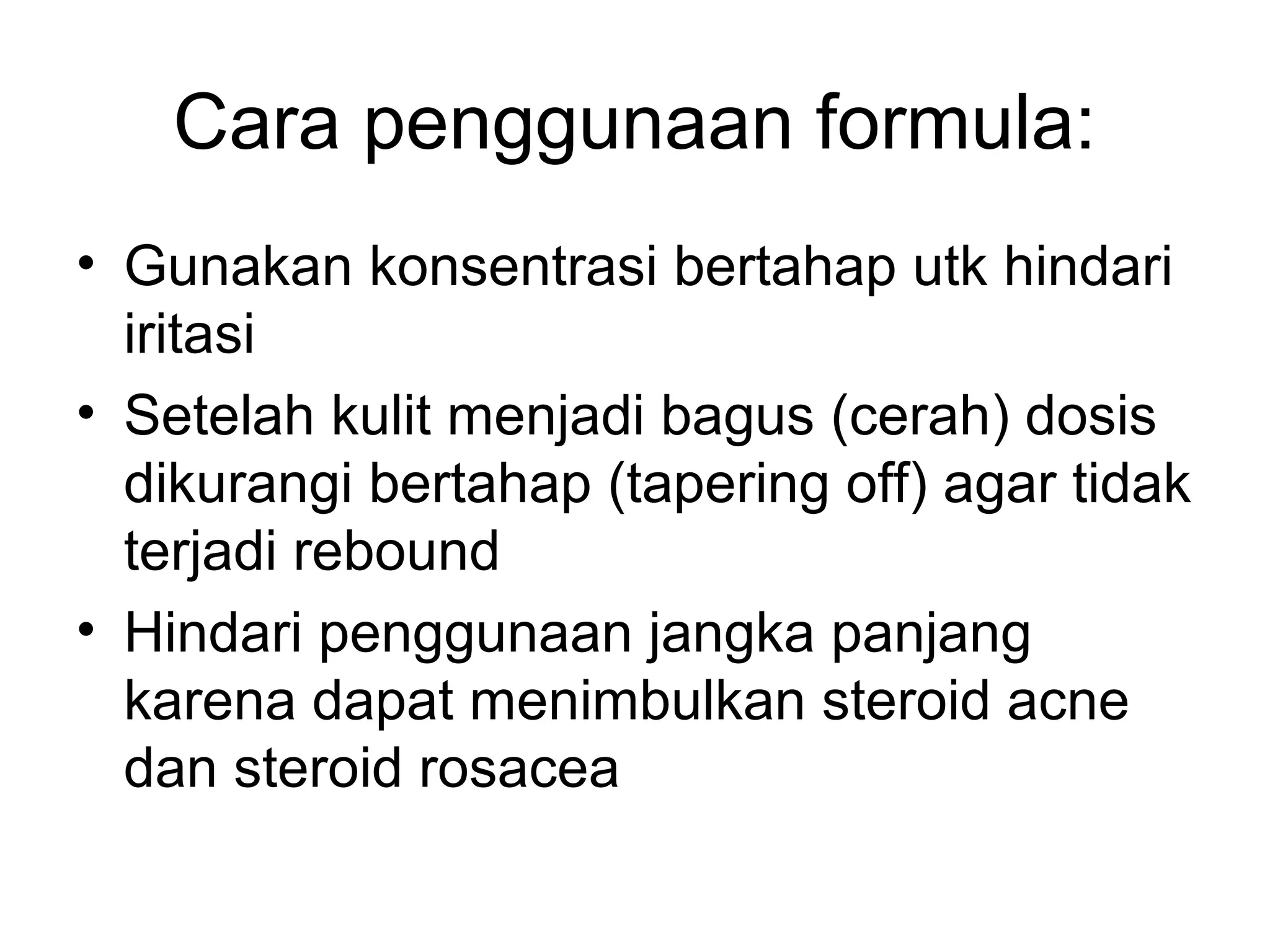 Kligman formula dalam praktek skin care | PPT