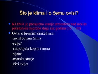 Klima | PPT