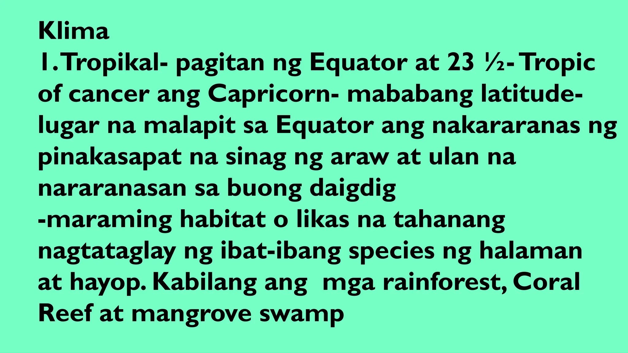 ano an klimaklima ang pagkakaiba at uri. | PPTX