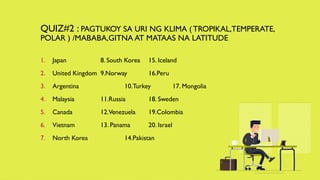 ano an klimaklima ang pagkakaiba at uri. | PPTX