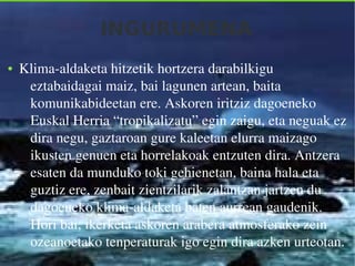 Klima aldaketak | ODP