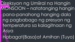 Klima at panahon final | PPTX