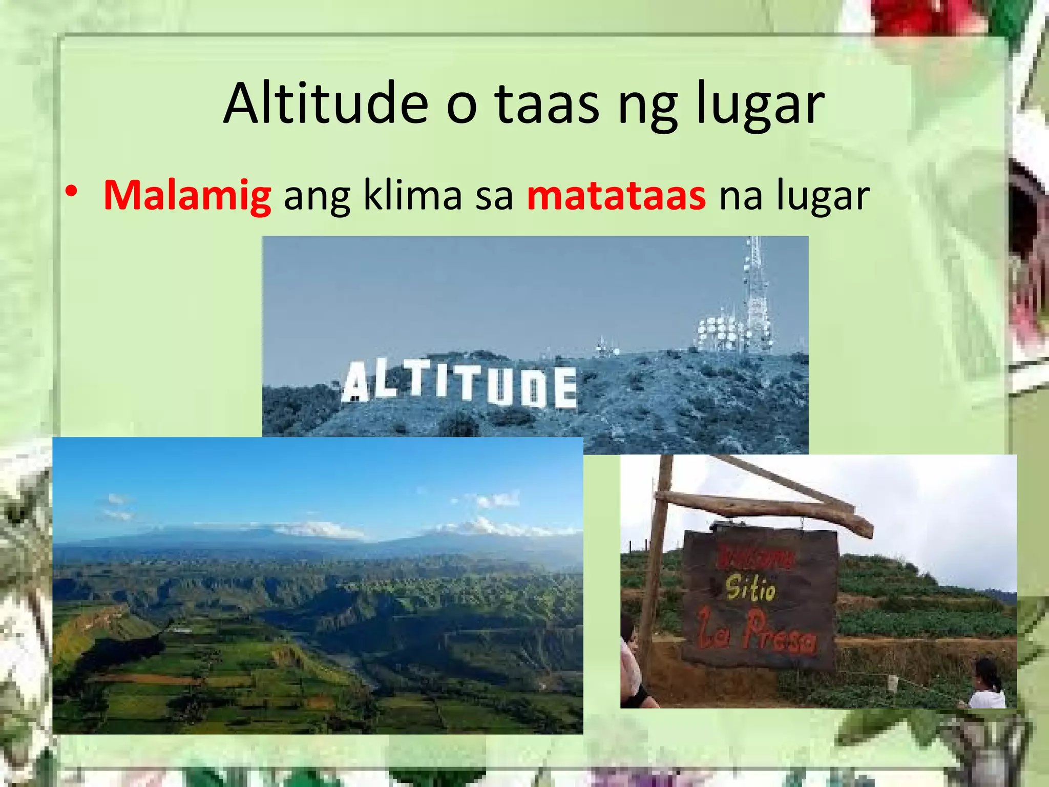 Klima at panahon sa Pilipinas | PPT