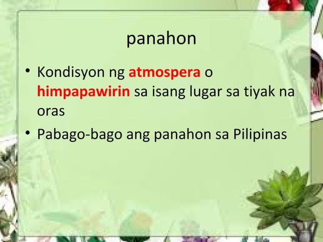 Klima at panahon sa Pilipinas | PPT