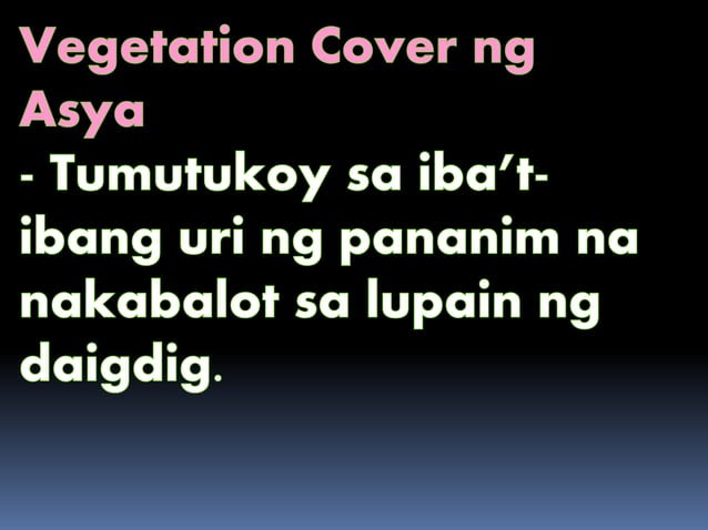 Klima at vegetation cover ng asya | PPTX