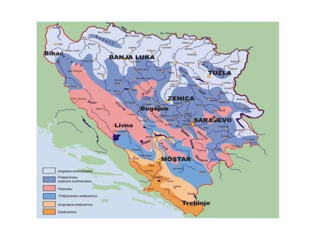 Klima Bosne i Hercegovine | PPT