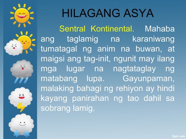 Klima ng asya | PPT