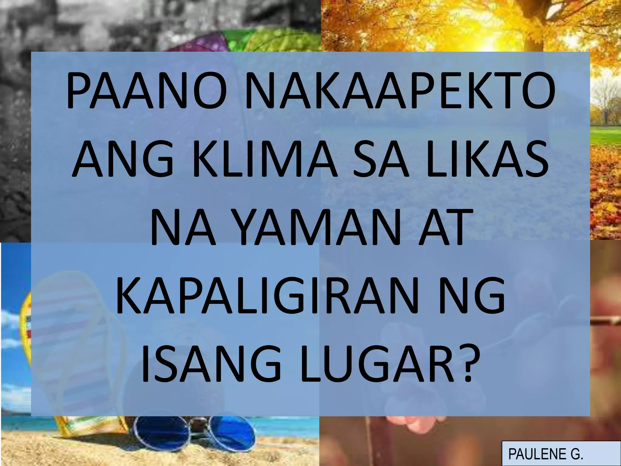 Klima ng mundo | PPTX