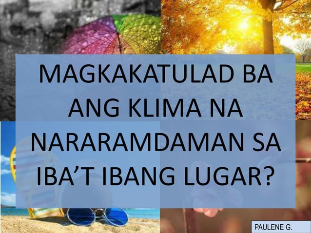 Klima ng mundo | PPTX