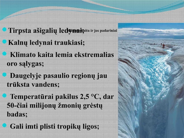 Klimato kaita | PPT