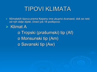 Klimatske karak. kontinenata | PPT