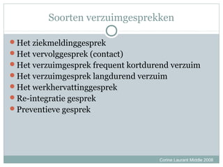 Training Verzuim Management | PPT